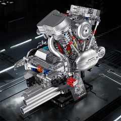 Motorised Harley Motorcycle V2 Engine(867pcs) | BAV BRICK