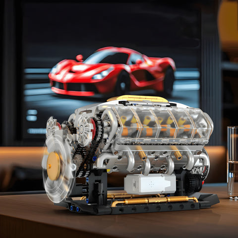 MOTORISED V8 ENGINE (692 PCS) | BAV BRICK