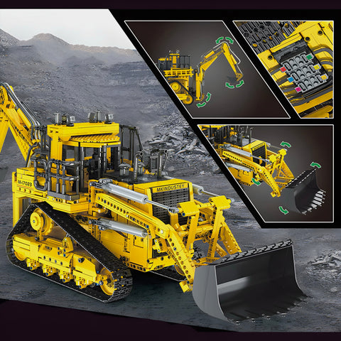 REMOTE CONTROLLED PNEUMATIC BACKHOE LOADER (3960 PCS) | BAV BRICK