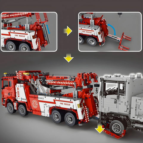 REMOTE CONTROLLED FIRE & RESCUE TRUCK (4883 PCS) | BAV BRICK