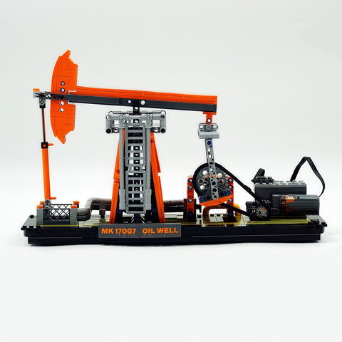 Motorized Oil Well Rig Set | Industrial Pumpjack Mining Machine (840 ...