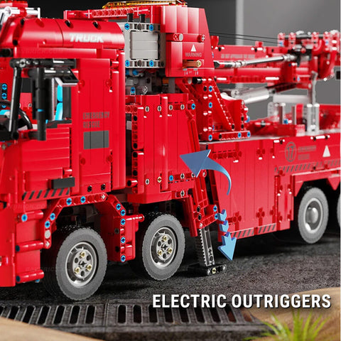 Remote Controlled Road Rescue Truck | Large Pneumatic Crane Trailer ...