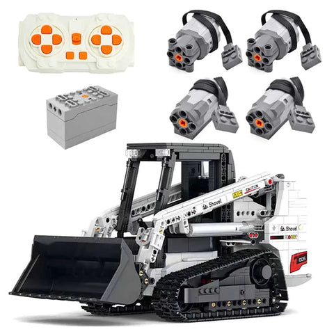 REMOTE CONTROLLED BOBCAT TRACK LOADER (1365 PCS) | BAV BRICK
