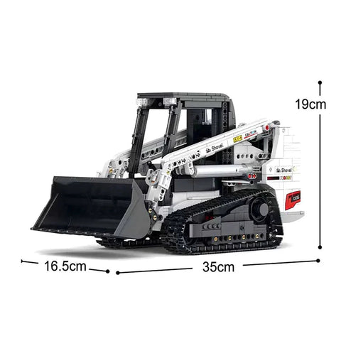 REMOTE CONTROLLED BOBCAT TRACK LOADER (1365 PCS) | BAV BRICK